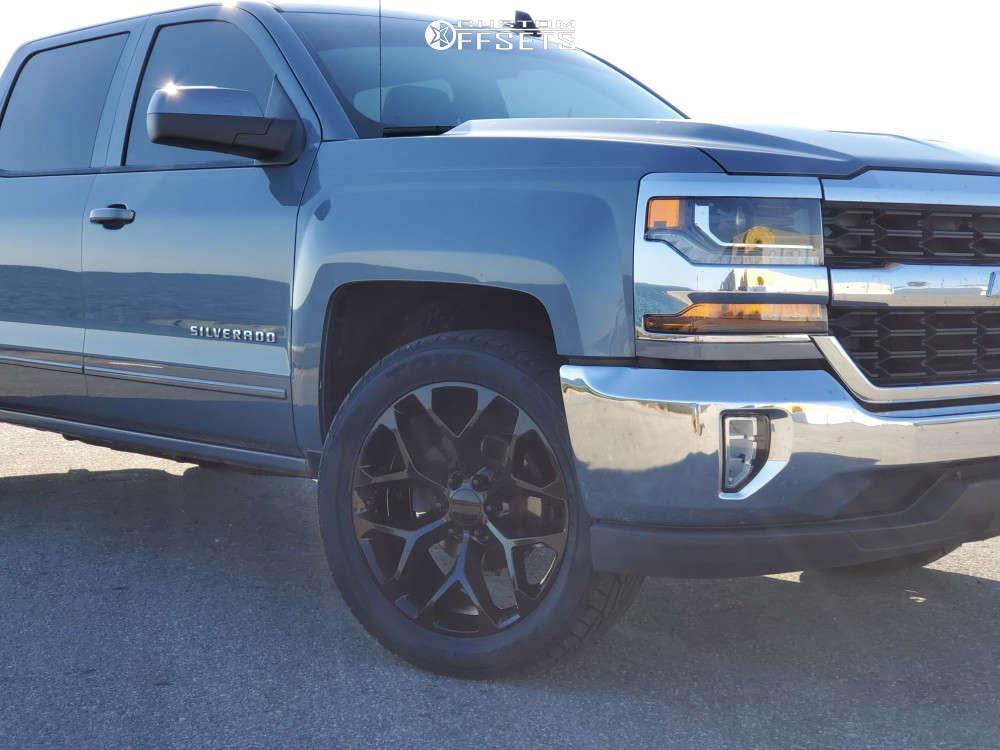 2016 Chevrolet Silverado 1500 with 22x9 31 Factory Reproductions Fr59 ...