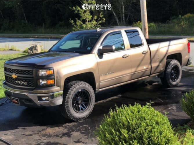 2015 Chevrolet Silverado 1500 with 18x9 15 Fast Wheels Menace and 285 ...