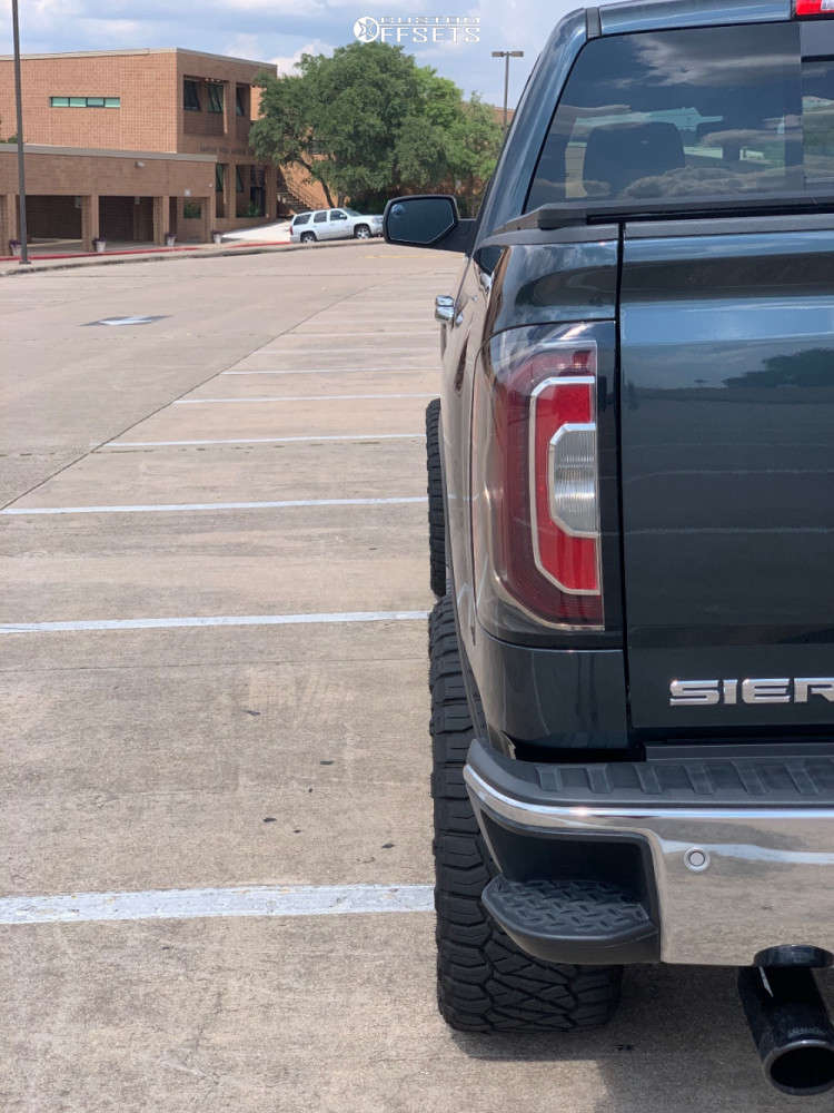 2017 GMC Sierra 1500 with 20x9 0 SCA Performance Black Widow and 33/12 ...