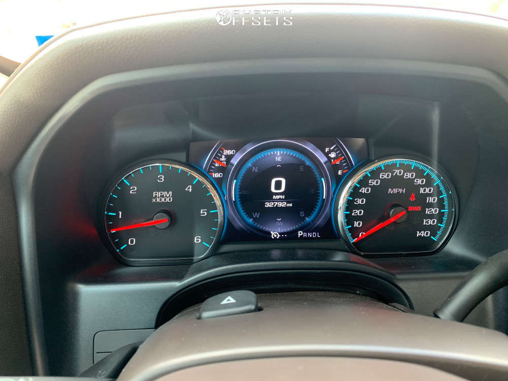 2017 GMC Sierra 1500 with 20x9 0 SCA Performance Black Widow and 33/12 ...