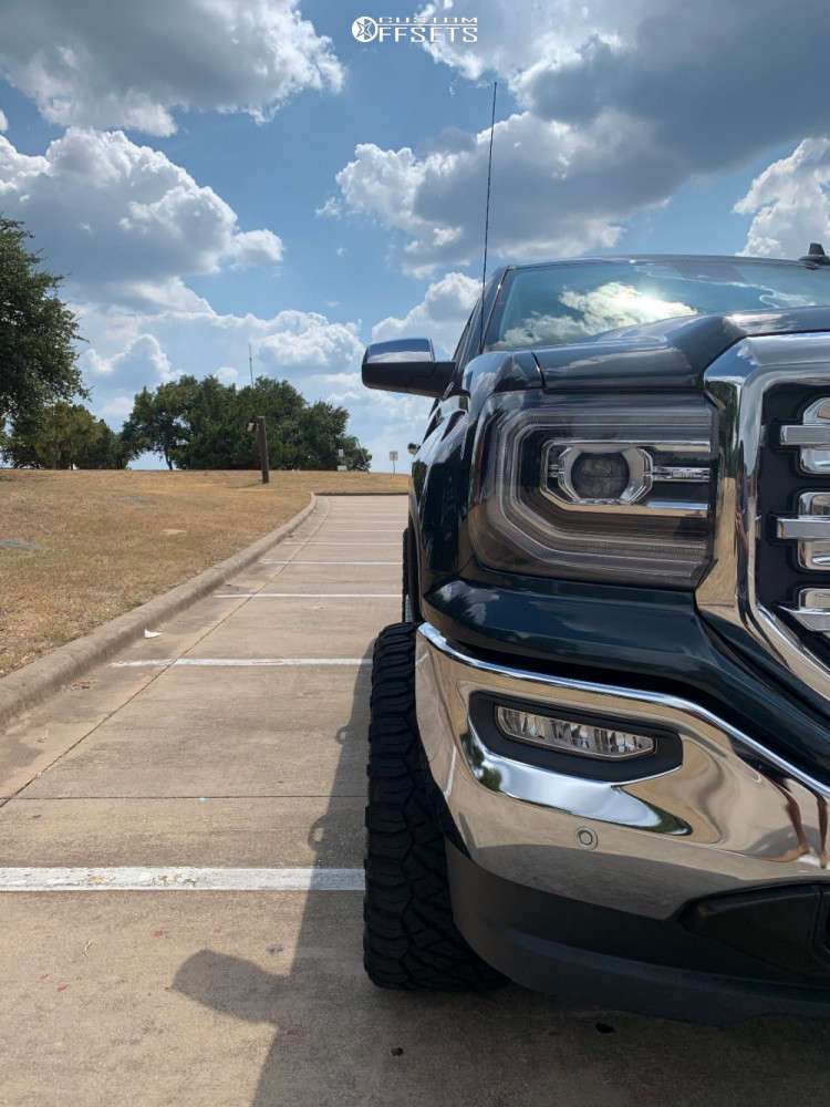 2017 GMC Sierra 1500 with 20x9 0 SCA Performance Black Widow and 33/12 ...
