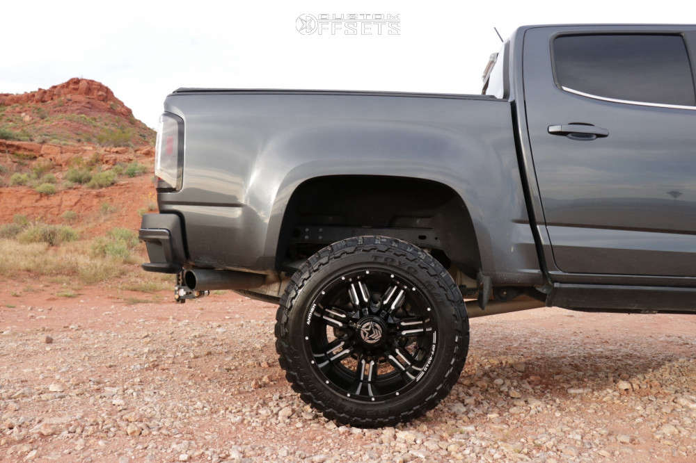 2016 Chevrolet Colorado with 20x12 -44 Anthem Off-Road Equalizer and 33 ...