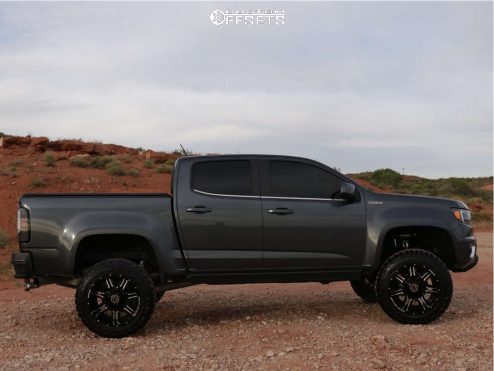 2016 Chevrolet Colorado with 20x12 -44 Anthem Off-Road Equalizer and 33 ...