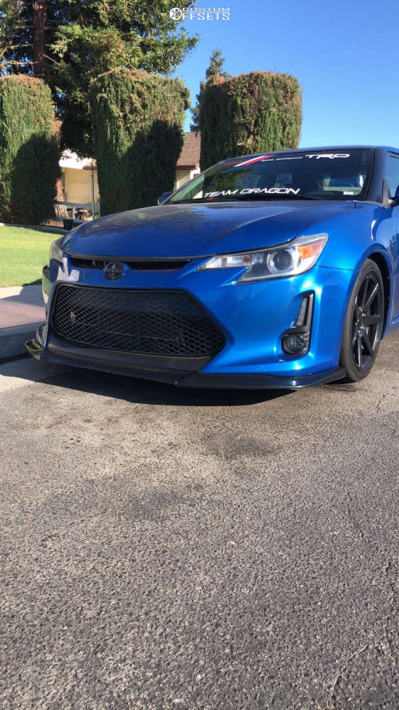 2015 Scion TC with 18x8 40 Niche Verona and 225/45R18 Altenzo Sport ...