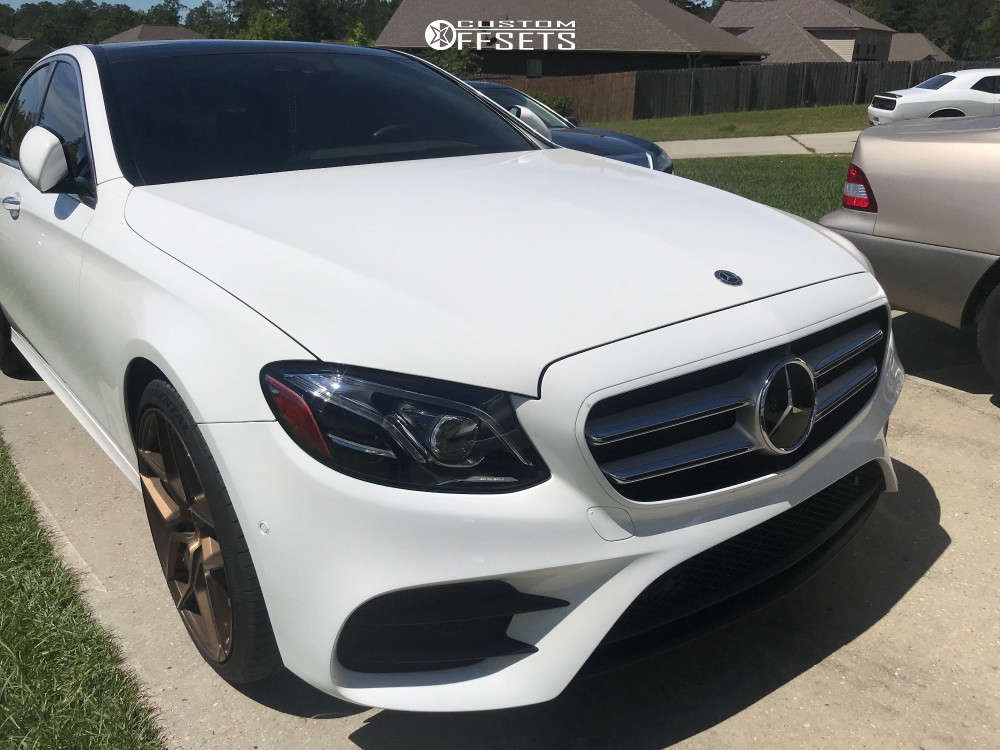 2017 Mercedes-Benz E300 with 20x9 35 Rohana Rfx11 and 235/45R20 ...