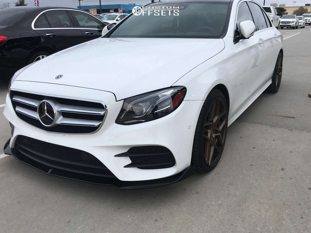 2017 Mercedes-Benz E300 with 20x9 35 Rohana Rfx11 and 235/45R20 ...