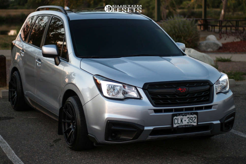 2018 Subaru Forester with 18x9.75 35 XXR 527 and 225/40R18 Pirelli ...
