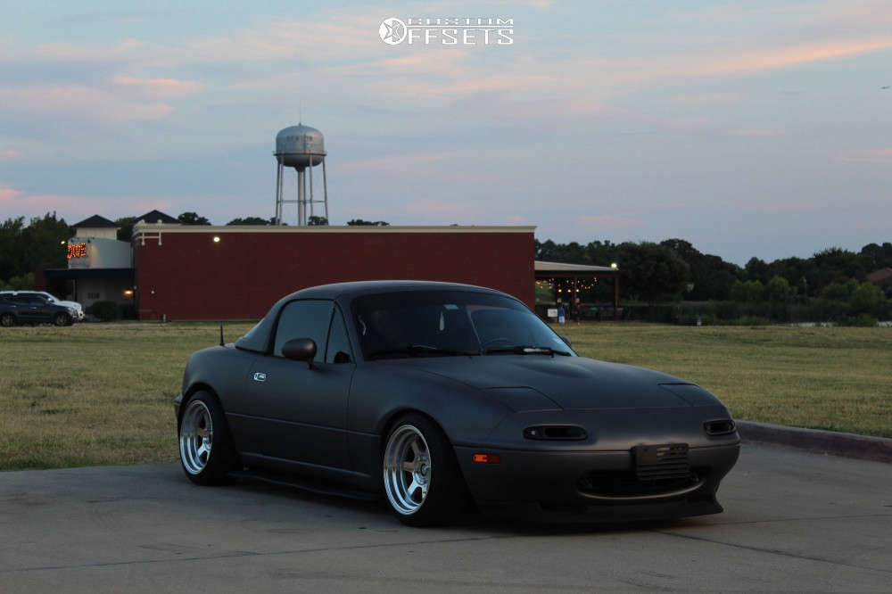 1992 Mazda Miata with 15x8 0 Rota Grid V and 195/45R15 Toyo Tires ...
