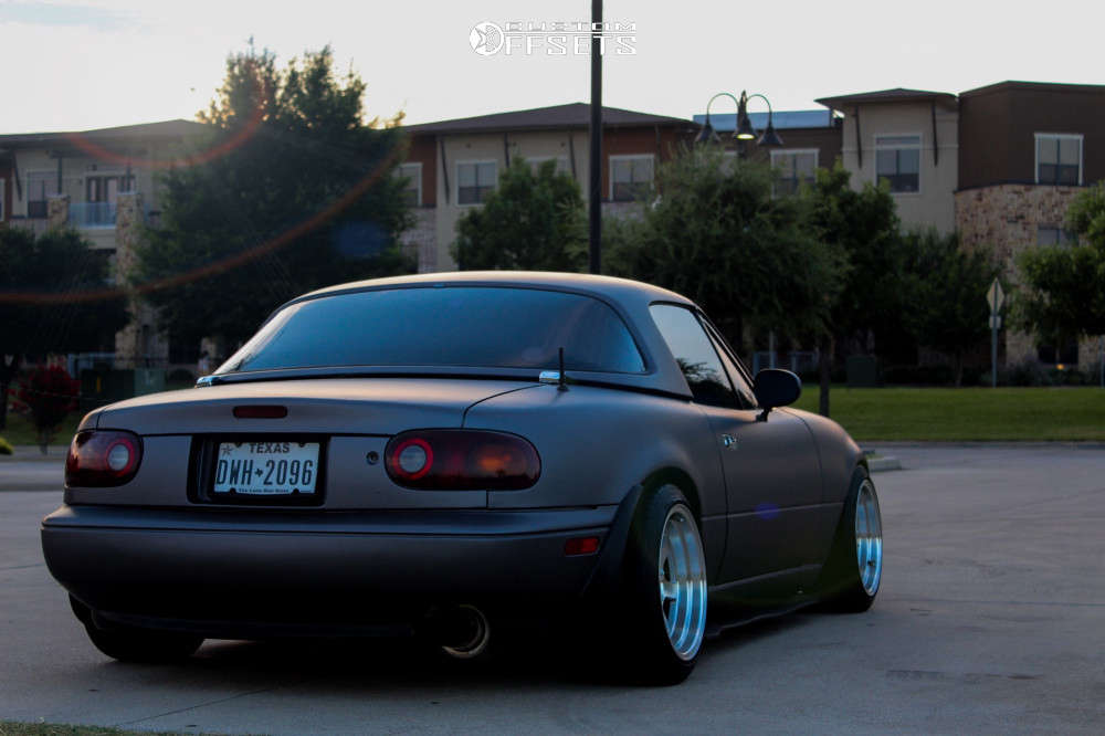 1992 Mazda Miata with 15x8 0 Rota Grid V and 195/45R15 Toyo Tires ...