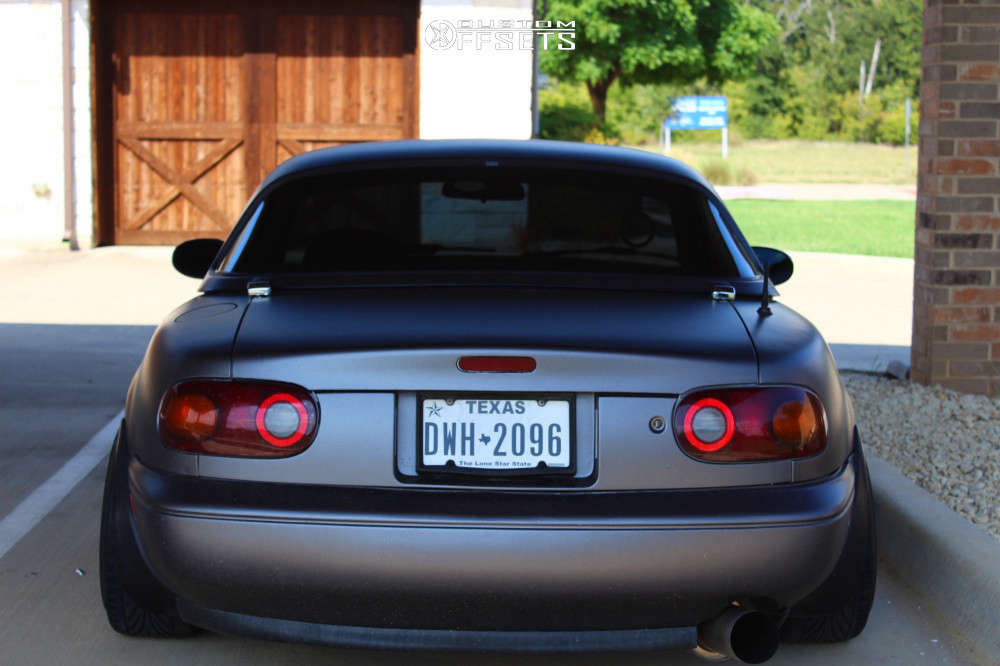 1992 Mazda Miata with 15x8 0 Rota Grid V and 195/45R15 Toyo Tires ...