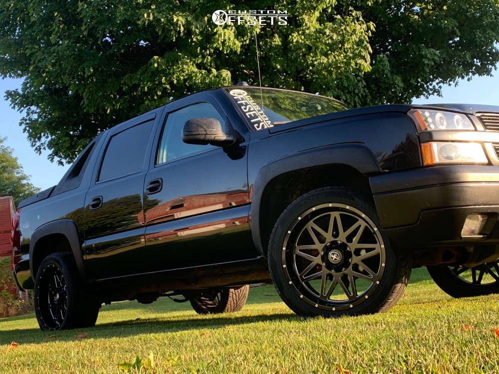2004 Chevrolet Avalanche 1500 with 22x10 -12 XF Offroad Xf-211 and 305 ...