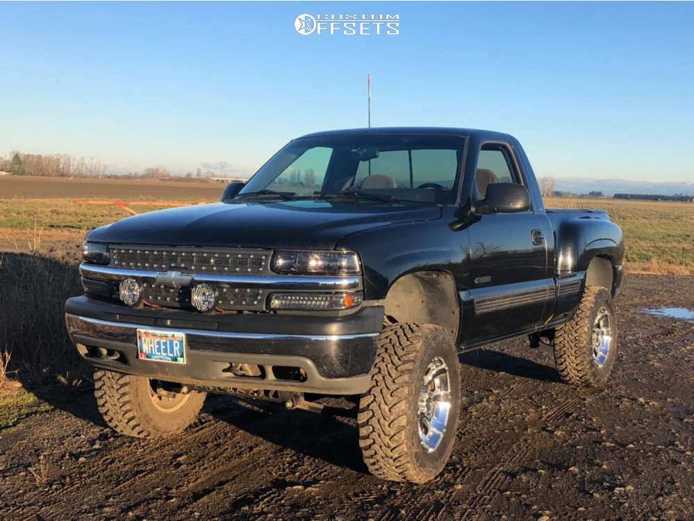 1999 Chevrolet Silverado 1500 with 18x9 American Racing ATX Ledge and ...