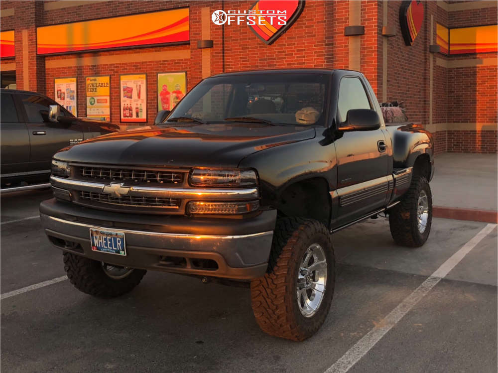 1999 Chevrolet Silverado 1500 with 18x9 American Racing ATX Ledge and ...