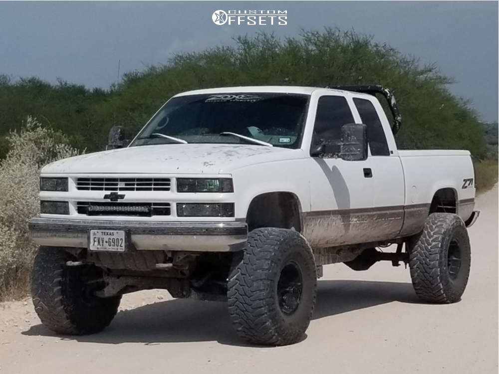 1997 Chevrolet K1500 with 15x10 -55 Mickey Thompson Side Biter and 37/ ...
