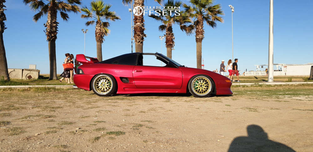 1995 Toyota MR2 with 17x9 18 Work VS XX and 205/40R17 Toyo Tires Proxes ...