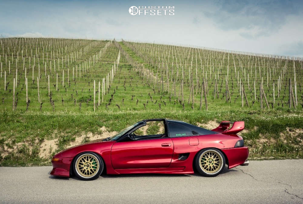 1995 Toyota MR2 with 17x9 18 Work VS XX and 205/40R17 Toyo Tires Proxes ...