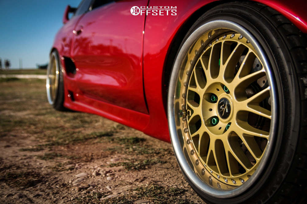 1995 Toyota MR2 with 17x9 18 Work VS XX and 205/40R17 Toyo Tires Proxes ...