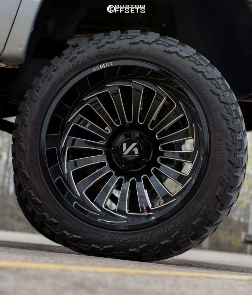 2007 Dodge Ram 1500 with 24x14 -81 ARKON OFF-ROAD Alexander and 37/13 ...