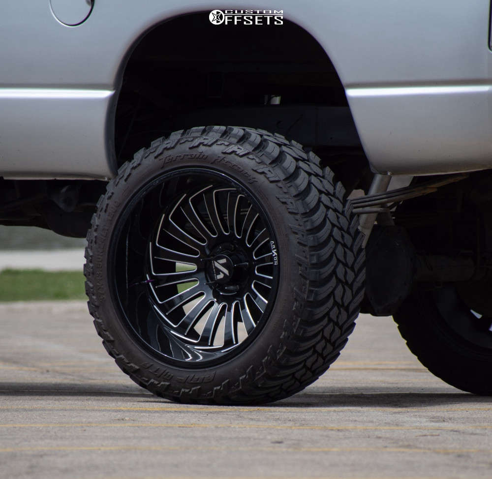 2007 Dodge Ram 1500 with 24x14 -81 ARKON OFF-ROAD Alexander and 37/13 ...