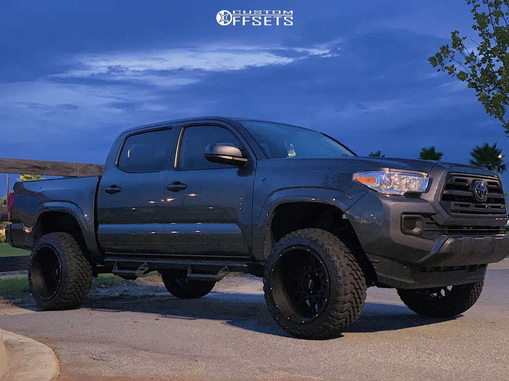 2019 Toyota Tacoma with 20x12 -51 Vision Rocker and 285/55R20 Atturo ...