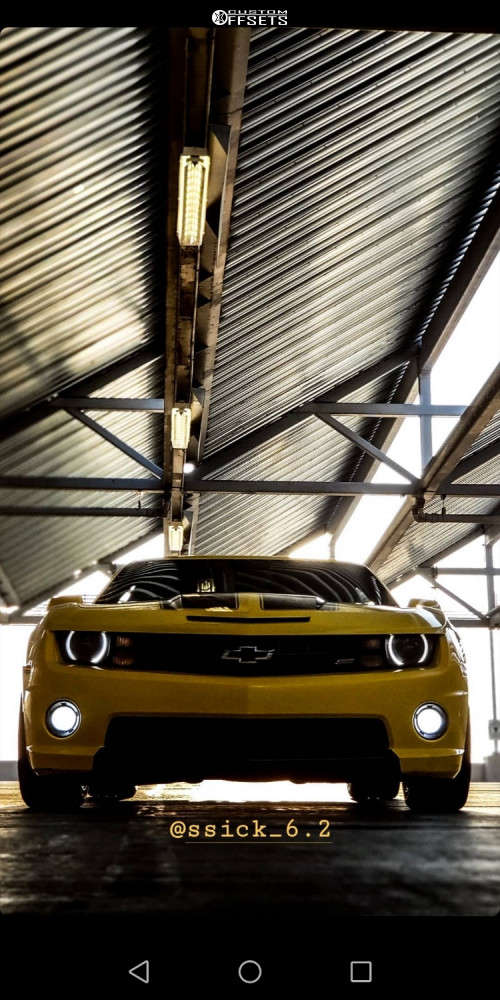 2010 Chevrolet Camaro with 20x9 20 American Racing Crossfire and 245 ...