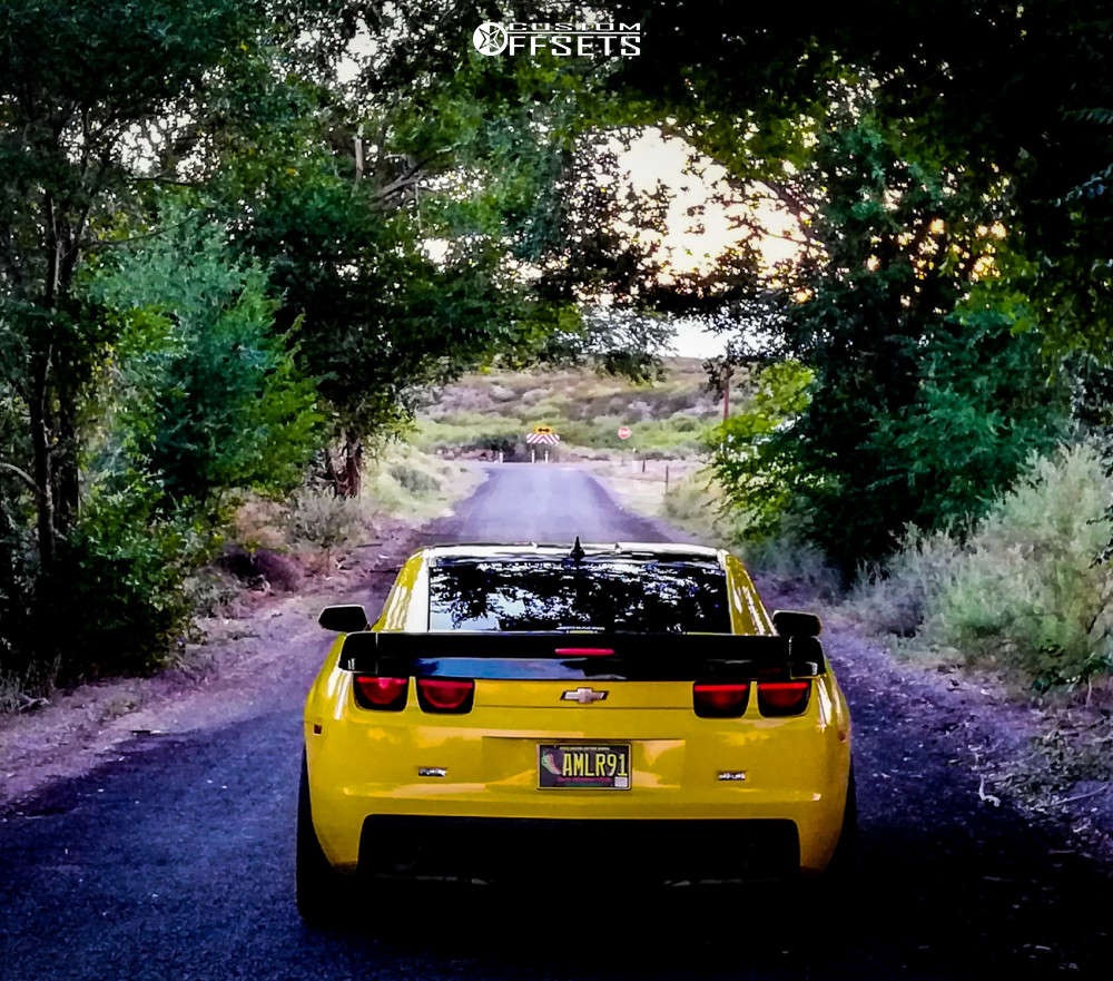 2010 Chevrolet Camaro with 20x9 20 American Racing Crossfire and 245 ...