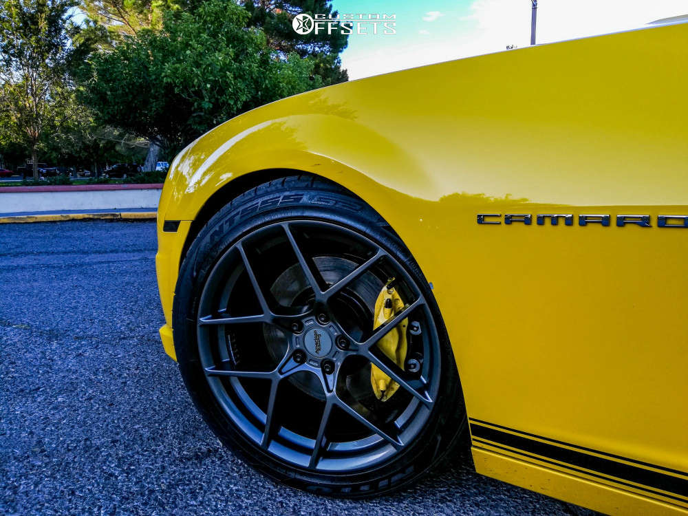 2010 Chevrolet Camaro with 20x9 20 American Racing Crossfire and 245 ...