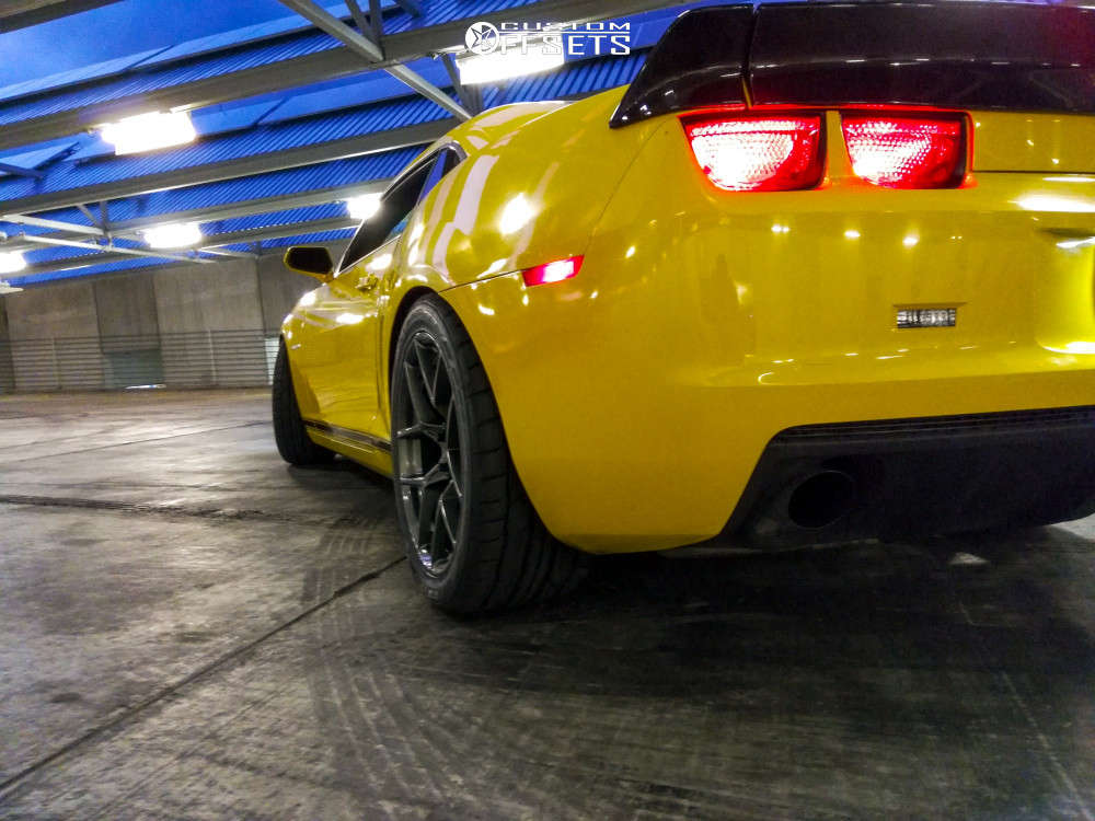 2010 Chevrolet Camaro with 20x9 20 American Racing Crossfire and 245 ...