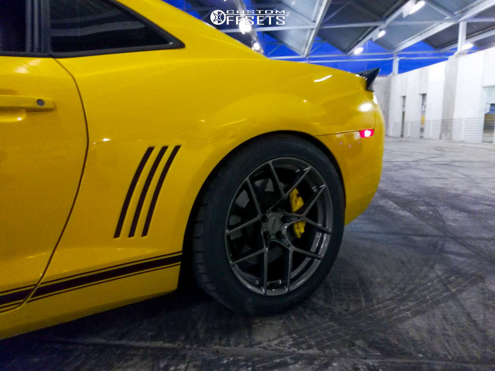 2010 Chevrolet Camaro with 20x9 20 American Racing Crossfire and 245 ...