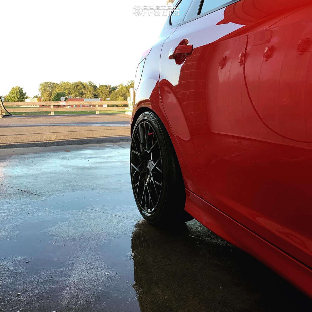 2016 Ford Focus with 18x8.5 40 TSW Sebring and 235/45R18 Michelin All ...