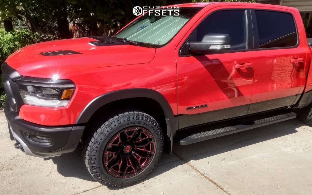 2019 Ram 1500 with 20x10 -18 XD Xd841 and 275/55R20 Goodyear Wrangler ...