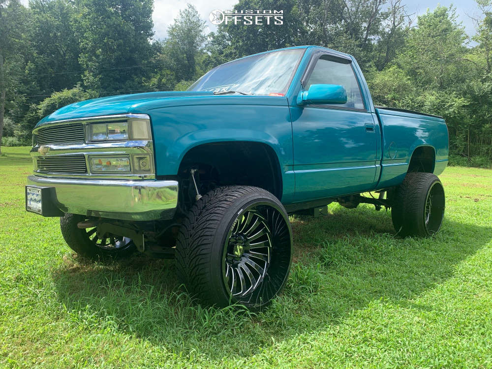 1992 Chevrolet K1500 with 24x14 -81 ARKON OFF-ROAD Alexander and 305 ...