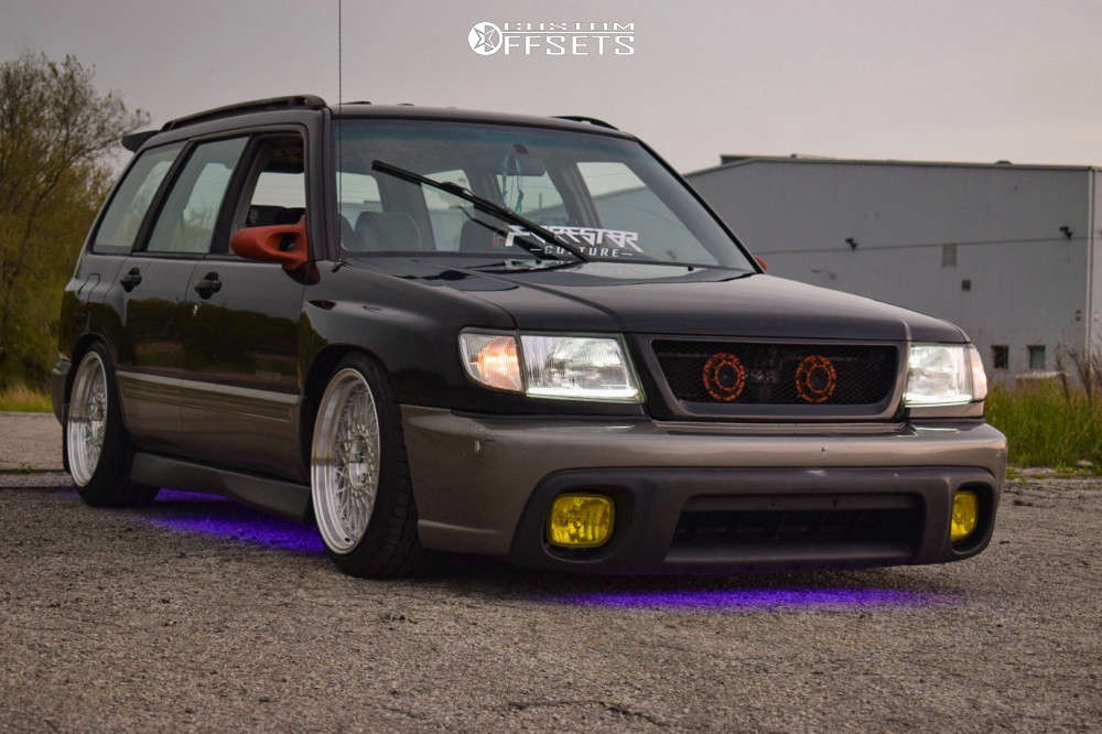 2000 Subaru Forester with 18x9.5 35 Aodhan Ah05 and 225/40R18 Nitto ...