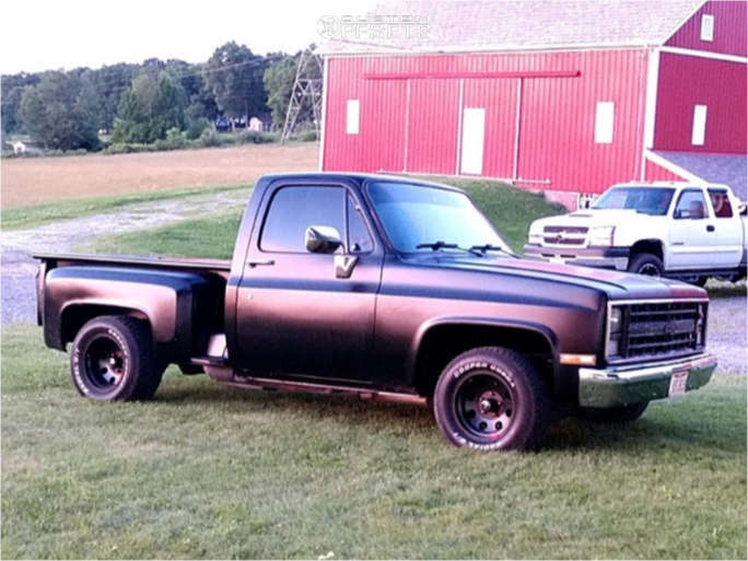 1986 Chevrolet C10 with 15x8 -19 American Racing Baja and 255/50R15 ...