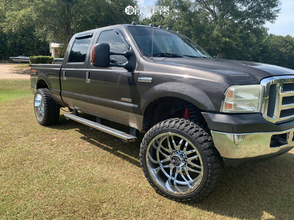 2006 Ford F-250 Super Duty with 24x12 -44 Ultra Hunter and 35/12.5R24 ...