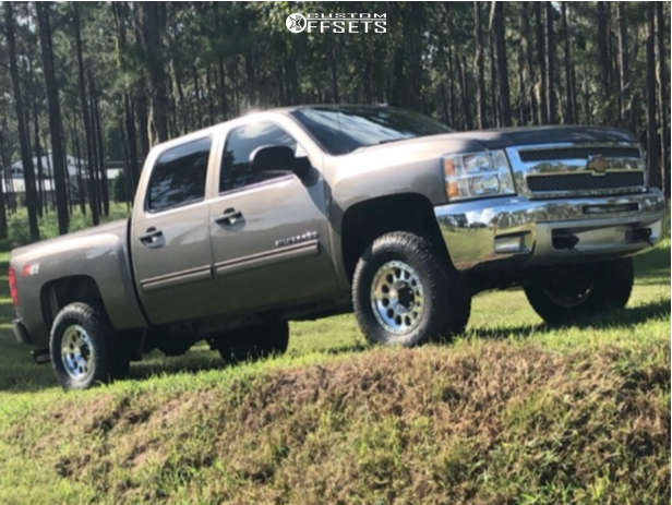 2012 Chevrolet Silverado 1500 with 17x9 -12 Method Mr315 and 285/70R17 ...