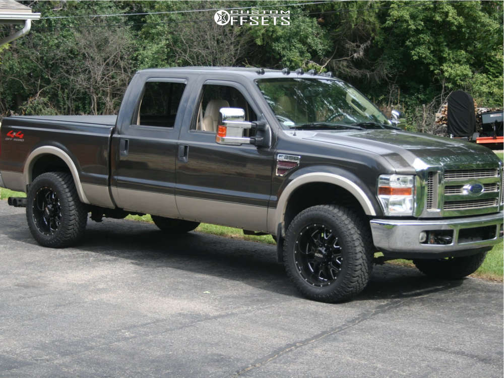 2008 Ford F-250 Super Duty with 20x9 -12 Ultra Hunter and 295/60R20 ...