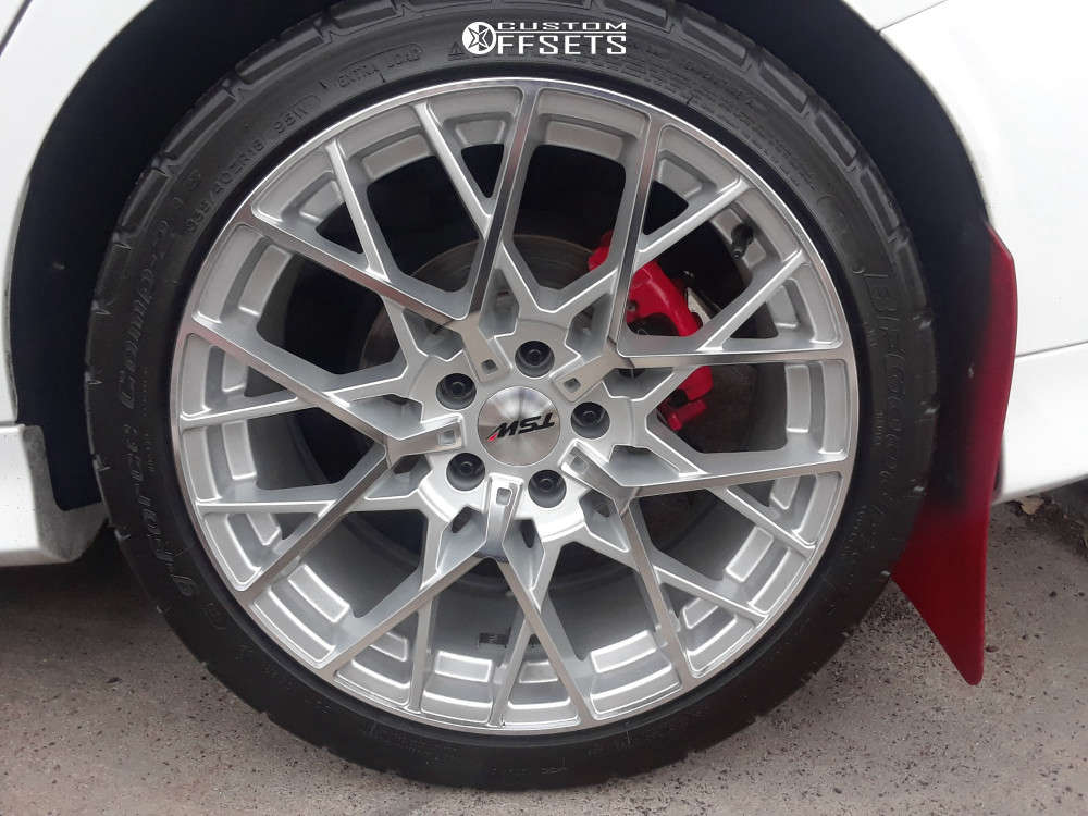 2016 Ford Focus with 18x8.5 35 TSW Sebring and 225/35R18 BFGoodrich ...