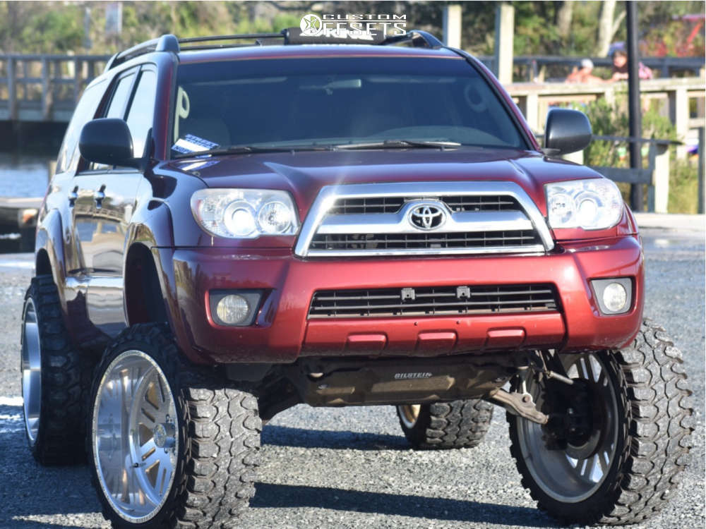 2008 Toyota 4Runner with 24x12 -40 American Force Rebel Ss8 and 35/12 ...