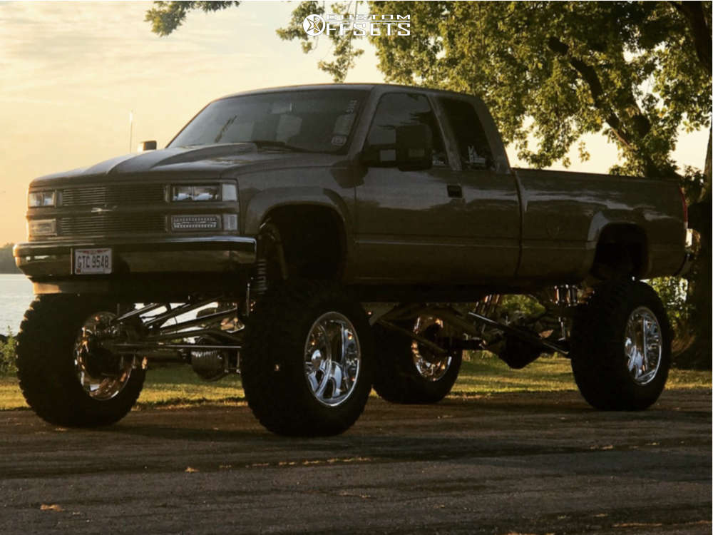 1997 Chevrolet K2500 with 22x14 -76 Weld XT Forged Renegade and 40/15 ...