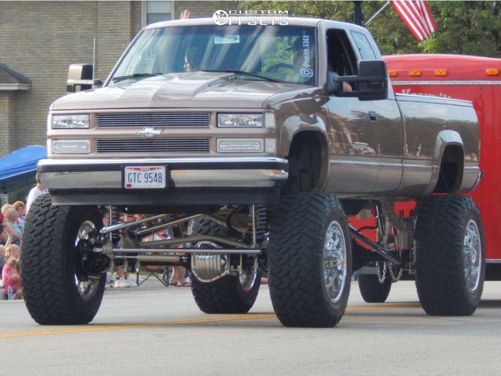 1997 Chevrolet K2500 with 22x14 -76 Weld XT Forged Renegade and 40/15 ...