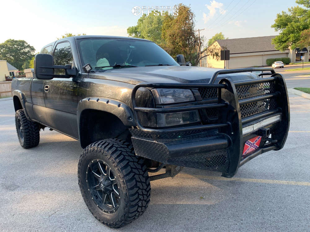 2004 Chevrolet Silverado 2500 HD with 20x10 -12 Fuel Maverick and 35/12 ...
