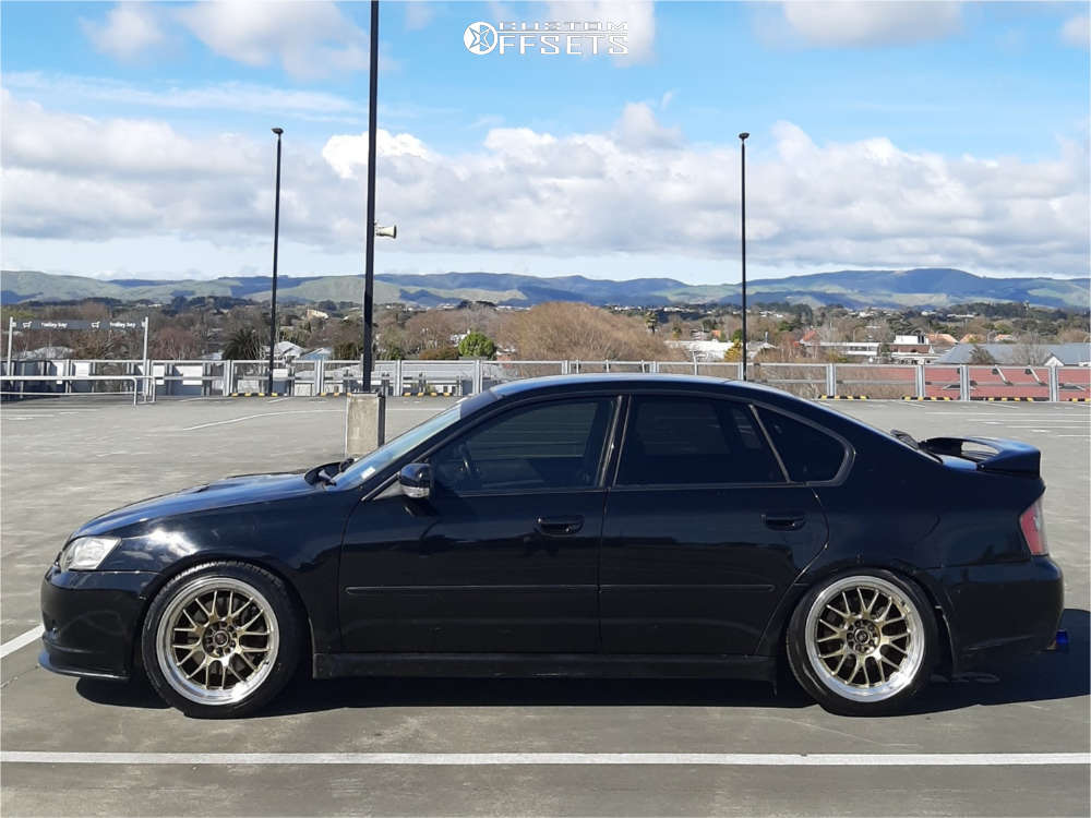 2003 Subaru Legacy with 18x8.5 44 Rota Mxr and 235/40R18 Hifly and ...