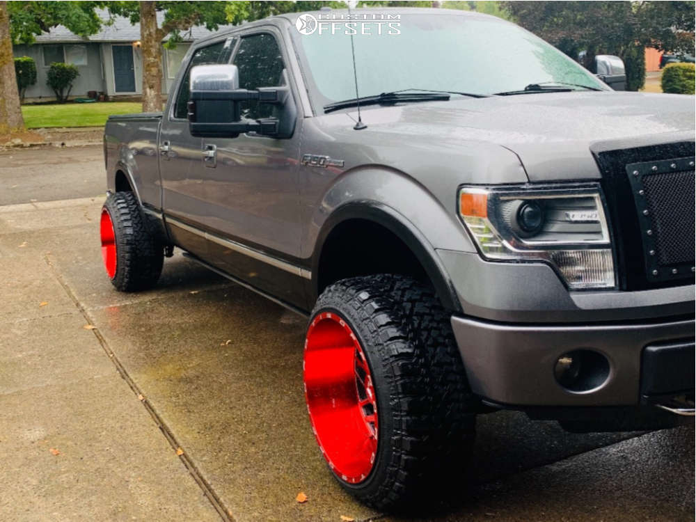 2014 Ford F-150 with 22x14 -76 TIS 544RM and 33/12.5R22 Fury Offroad ...