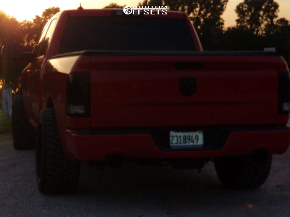 2014 Ram 1500 with 22x12 -51 Vision Rocker and 33/12.5R22 AMP Terrain ...