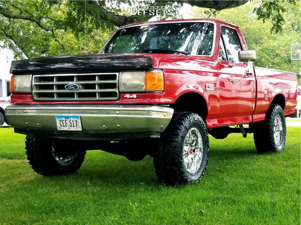 1988 Ford F-150 with 18x9 -11 Ultra Hunter and 33/12.5R18 Thunderer ...