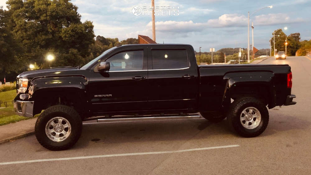 2014 GMC Sierra 1500 with 17x9 -6 Pro Comp Series 89 and 315/70R17 ...