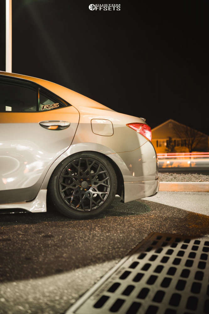 2018 Toyota Corolla with 17x8 35 TSW Vale and 225/45R17 Pirelli ...