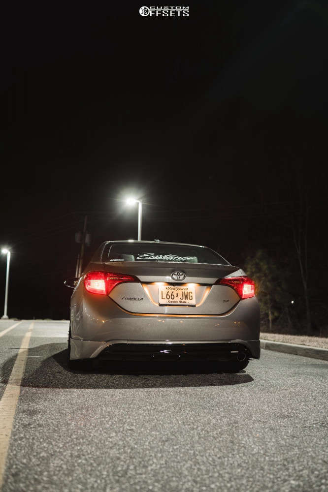 2018 Toyota Corolla with 17x8 35 TSW Vale and 225/45R17 Pirelli ...