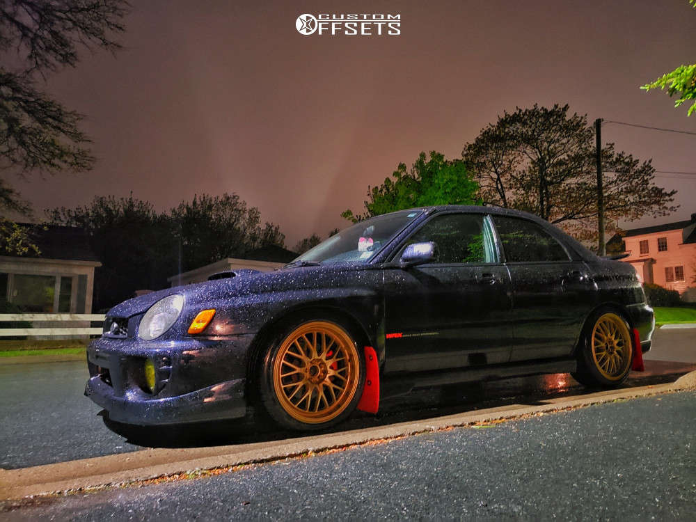 2002 Subaru WRX with 18x8.5 35 Fast Wheels Europa and 225/40R18 Zeta ...